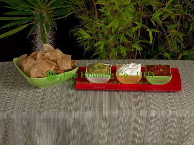China Eco-friendly Bamboo Fiber Square Bowl Manufactuer In China, Bamboo Fiber Dinnerware for sale