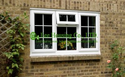China French Upvc Casement Windows For Condos, Grill designs and Top hung Vinyl window for sale