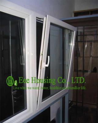China Upvc Hopper Windows For House residential, White Color Vinyl  Windows manufacturer China for sale