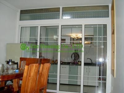 China UPVC Sliding Door For Kitchen, Residential Apartments Vinyl Sliding Door for sale In China for sale