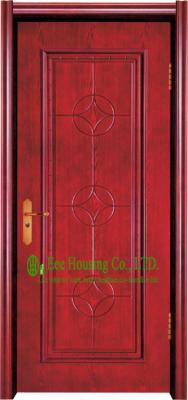 China Lacquer Finish 40mm Solid Timber Entry Door For Apartment, Outward Opening External Door for sale