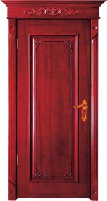 China Lacquer Finish 40mm Solid Timber Entry Door For Apartment, Outward Opening External Door for sale