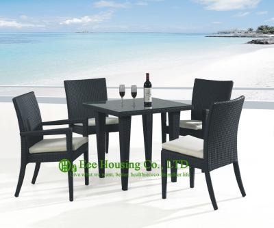 China Outdoor PE Rattan Chairs and Rattan Dining Table For Sale, Durable and Eco-friendly for sale