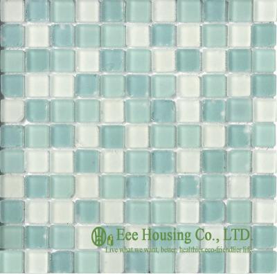 China Home Decoration Glass Crystal Mosaic Tile For Bahroom,Kitchen Glass mosaic tiles For Sale for sale