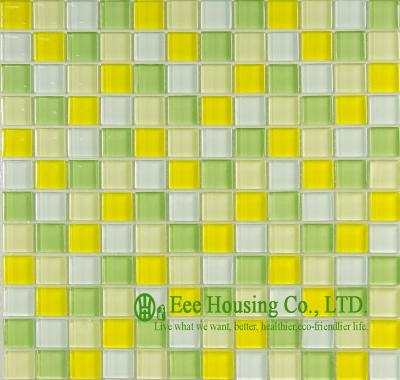 China Home Decoration Glass Crystal Mosaic Tile For Bahroom,Kitchen Glass mosaic tiles For Sale for sale