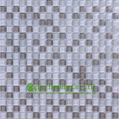 China Glossy Glass Crystal Mosaic Tile For home decoration,China Glass mosaic tiles Factory for sale