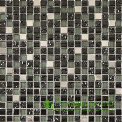 China Matte Glass Crystal Mosaic Tile For home decoration,China Glass mosaic tiles Factory for sale