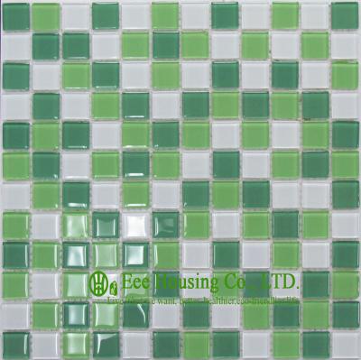 China Alkali-proof Glass Crystal Mosaic Tile For home decoration,China Glass mosaic tile Factory for sale