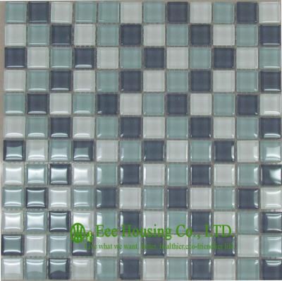 China Alkali-proof Glass Crystal Mosaic Tile For home decoration,China Glass mosaic tile Factory for sale