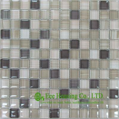 China Alkali-proof Glass Crystal Mosaic Tile For home decoration,China Glass mosaic tile Factory for sale