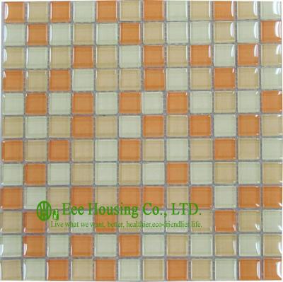 China Alkali-proof Glass Crystal Mosaic Tile For home decoration,China Glass mosaic tile Factory for sale