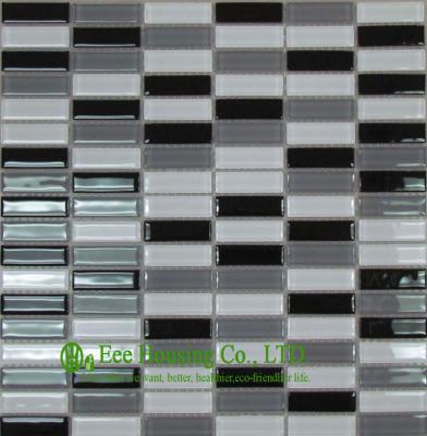 China 30cm*30cm Glass Crystal Mosaic Tile For home decoration,China Glass mosaic tile Factory for sale