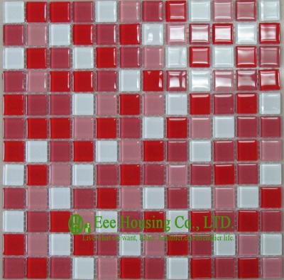 China 30cm*30cm Glass Crystal Mosaic Tile For home decoration,China Glass mosaic tile Factory for sale