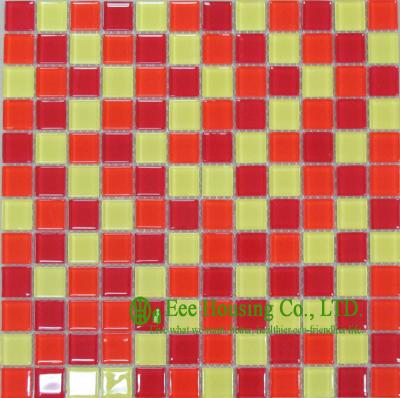 China 20cm*20cm Glass Crystal Mosaic Tile For home decoration,China Glass mosaic tile Factory for sale