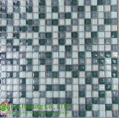 China 20cm*20cm Glass Crystal Mosaic Tile For home decoration,China Glass mosaic tile Factory for sale