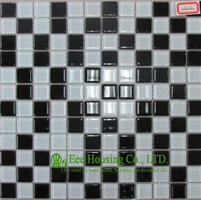 China 20cm*20cm Glass Crystal Mosaic Tile For home decoration,China Glass mosaic tile Factory for sale