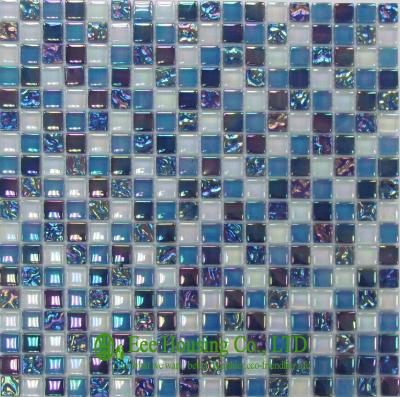 China Mixed Color Glass Crystal Mosaic Tile for Residential,Wall &Floor Used Glass Mosaic Tiles for sale