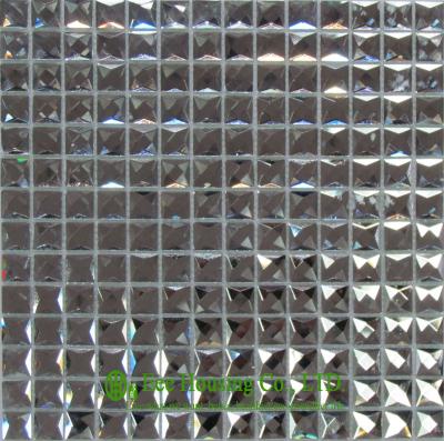 China Wall &Floor Used Glass Mosaic Tiles,Mixed Color Glass Crystal Mosaic Tile for Residential for sale