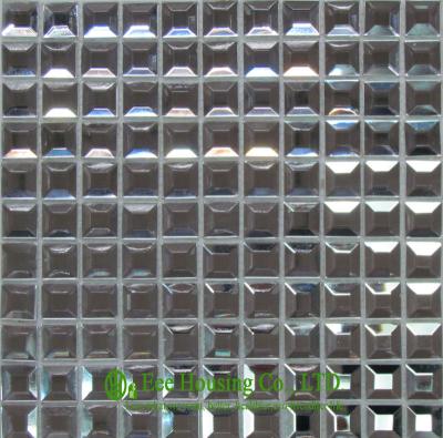 China Wall &Floor Used Glass Mosaic Tiles,Mixed Color Glass Crystal Mosaic Tile for Residential for sale