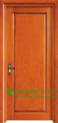 China Exterior Composite Timber Veneer Door For Apartment , 40mm thickness Wooden exterior doors for sale