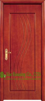 China 40mm thickness Exterior Composite Timber Veneer Door For Apartment , Wooden exterior doors for sale