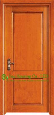 China Paint Timber Veneer Wood Door For Rooms, wood panel door design with wood door frame for sale