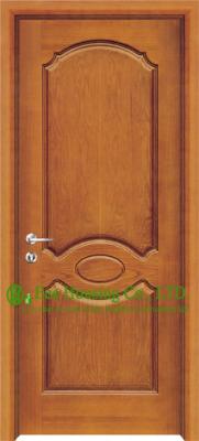 China Mahogany Veneer Wood Door With Frame Moulding, Waterproof wood door For Main Entrance for sale