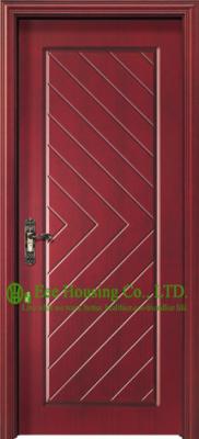 China Mordern Residential Timber Veneer Wood Front Door For House, Residential Entry Wood Door for sale