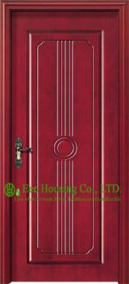 China Craft Residential Timber Veneer Wood Bedroom Single Door, Oak Wood Door Exterior For Sale for sale