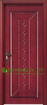 China Craft Residential Timber Veneer Wood Bedroom Single Door, Oak Wood Door Exterior For Sale for sale