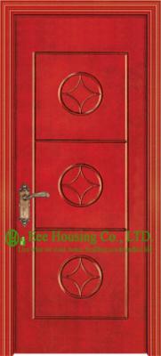 China MDF Timber Veneer Single Door For Residential Project ,Mdf Veneer Room Door for sale