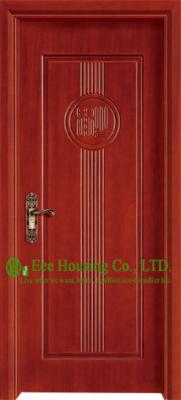 China Paint Colors Walnut Timber Veneer Single Door For Residential Project ,Villa Wooden Door for sale