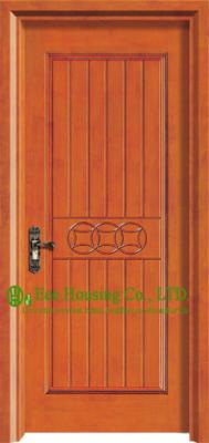 China Custom Water Proof Timber Veneer Single Bedroom Door ,Modern Wooden Main Door Design for sale