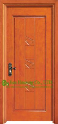 China Custom Water Proof Timber Veneer Single Bedroom Door ,Modern Wooden Main Door Design for sale