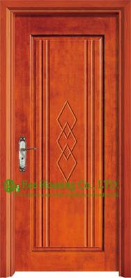 China Custom Water Proof Timber Veneer Single Bedroom Door ,Modern Wooden Main Door Design for sale