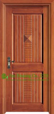 China Luxury Simple & Morden Timber Veneer Single Door,Good Quality Hotel Wooden Door With Frame for sale