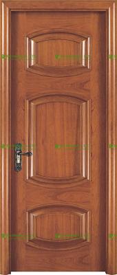 China Main Entrance Wooden Double/Single Doors,Luxury Simple & Morden Timber Veneer Single Door for sale
