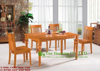 China Solid Wood Dining Chairs,Solid Wood Dinning Table Furniture With Chairs/Home furniture for sale