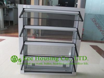 China Hurricane-proof Aluminum Glass Louvered windows With Removable Screen,Jalousie louvre for sale