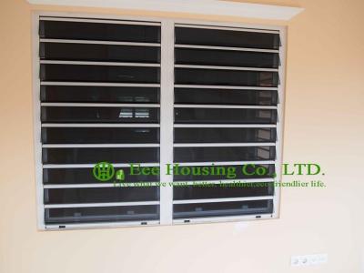 China Aluminum Safe Glass Louvered windows with tinted glass, hurricane-proof Louvered windows for sale