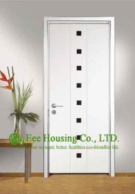 China Customized Wood Room Door Design, Wood Entrance Door,Modern Entry Door With Aluminum Frame for sale