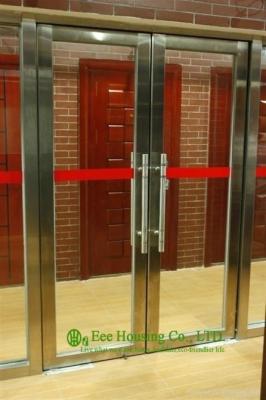 China Custom designed Fire Break Door, 304 Stainless Steel Doors And Frame With Glass Lites for sale