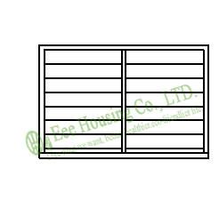 China Aluminum Glass Louvered windows,Hurricane-proof Louvered windows,shutters,Jalousie louver for sale