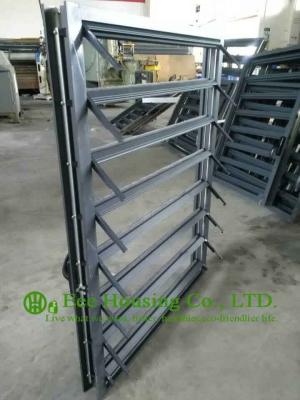 China Louvre Vent, Aluminum Glass Louvered windows With Hurricane-proof,shutters,Jalousie louver for sale