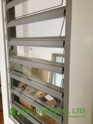 China Louvre Vent, Aluminum Glass Louvered windows With Hurricane-proof,shutters,Jalousie louver for sale