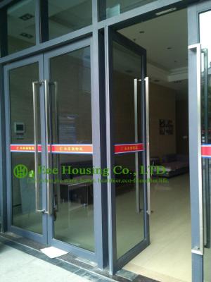China Commercial Aluminum Window & Door with door closer, automatic closed aluminum entry door for sale