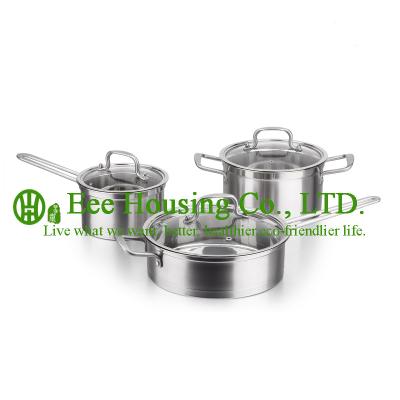 China cookware with stainless steel manufactuer in China, kitchenware for sale, fry pan, woks,soup pot,milk pot for kitchen for sale