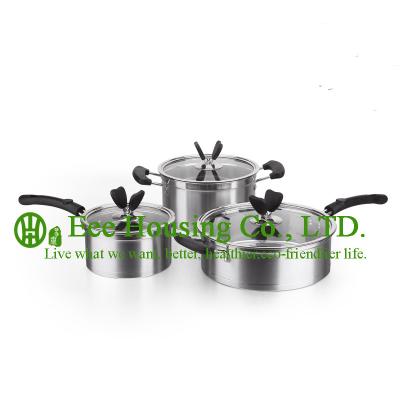 China cookware with stainless steel manufactuer in China, kitchenware for sale, fry pan, woks,soup pot,milk pot for kitchen for sale