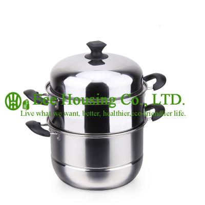 China cookware with stainless steel cooking manufactuer in China, kitchenware for sale, cooking pot,steamer pot kitchehen for sale