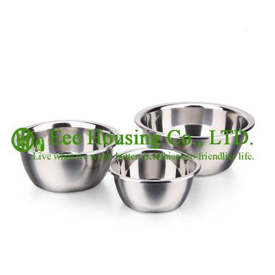 China Stainless Steel cooking cookware kitchen set factory price 3 pieces seasoning bowl Storage Food,Stir Food Kitchen for sale